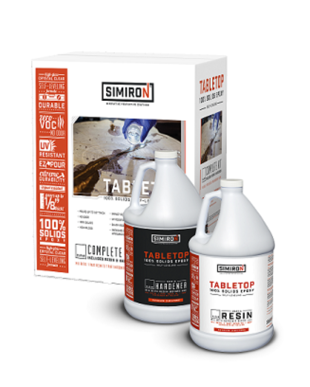 SIMIRON Table Top Epoxy – Clear Resin for Bar & Table Tops – Duval Paint